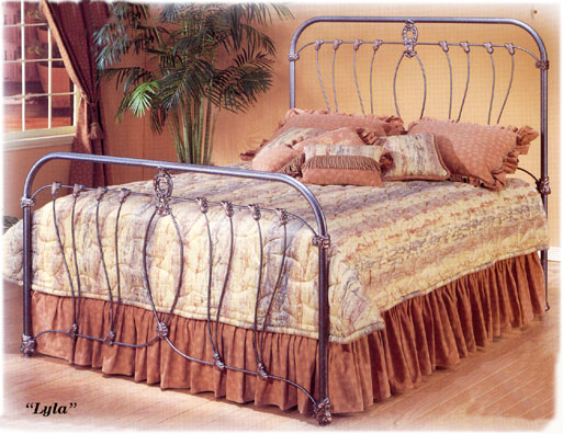 Elliott's Designs Lyla 72 Complete Bed wrought rod iron beds antique ...